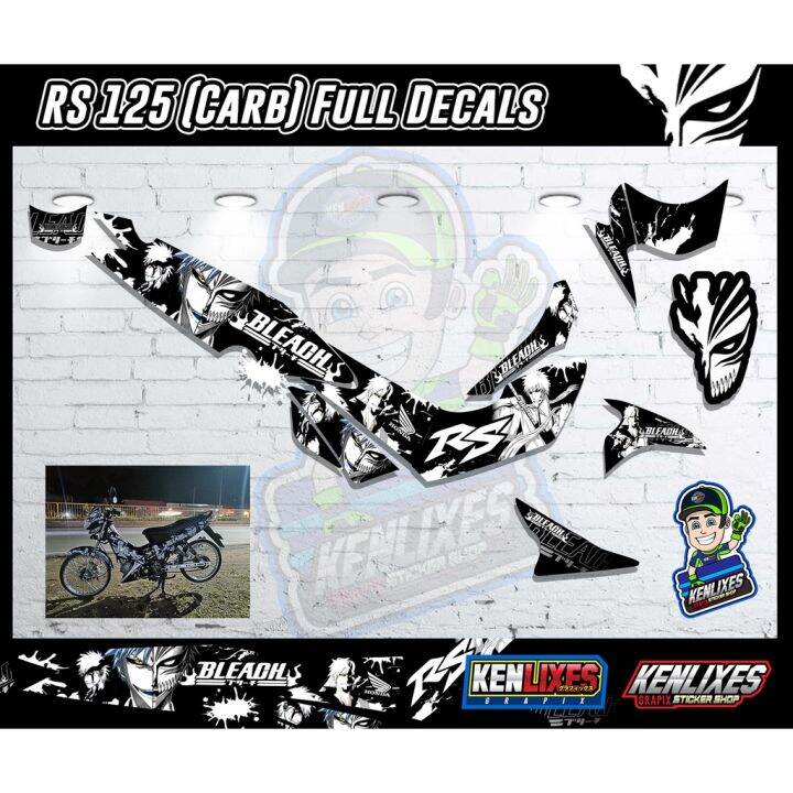 Honda RS 125 (Carb) Full Body Decals Sticker | Lazada PH