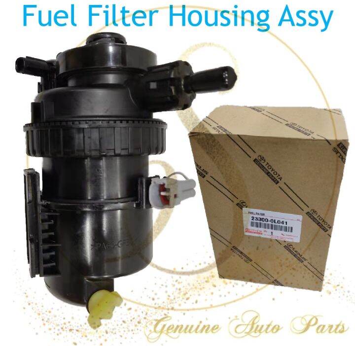 100% ORIGINAL TOYOTA FUEL FILTER ASSY ASSEMBLY HILUX KUN25 KUN26 23300 ...