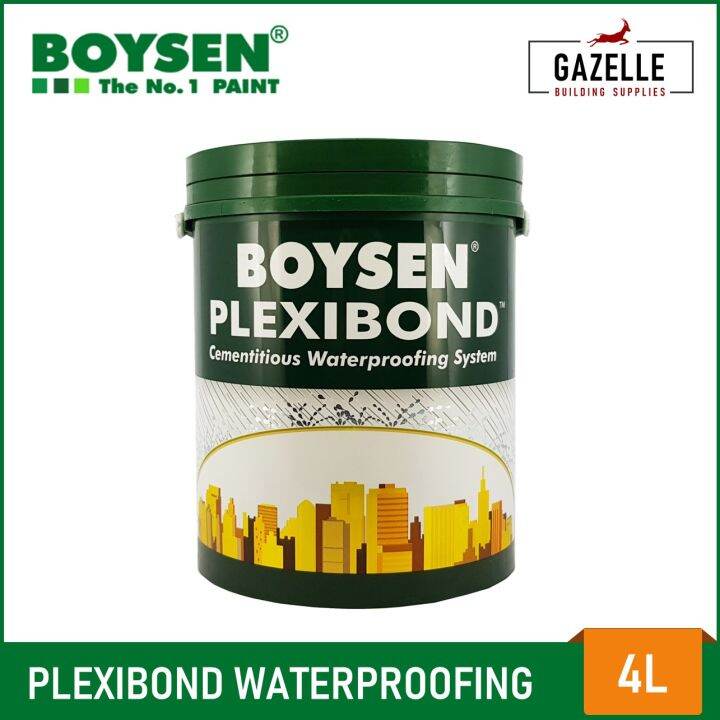 Boysen Plexibond Cementitous Waterproofing System - 4L | Lazada PH