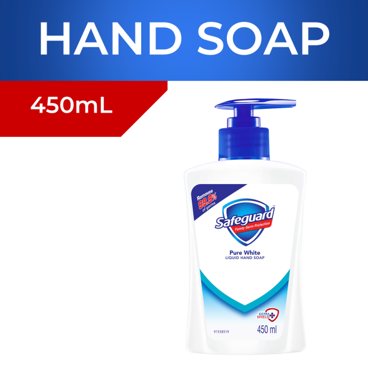 Safeguard Pure White Liquid Hand Soap 450ml Lazada Ph