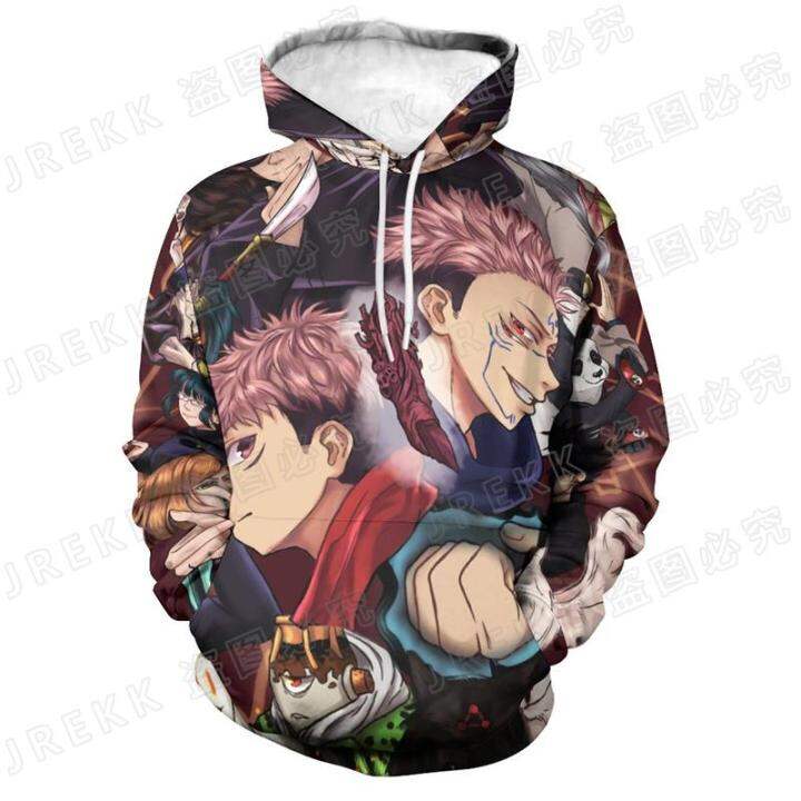 JJK Jujutsu Kaisen Gojo Satoru 3D Printed Oversize Hoodie Men Children ...