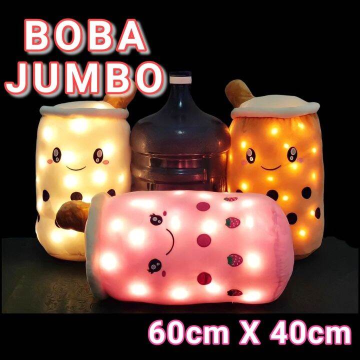Boba LED Jumbo Besar // Boba Berlampu Lucu paling Gemoy // Boba Besar ...