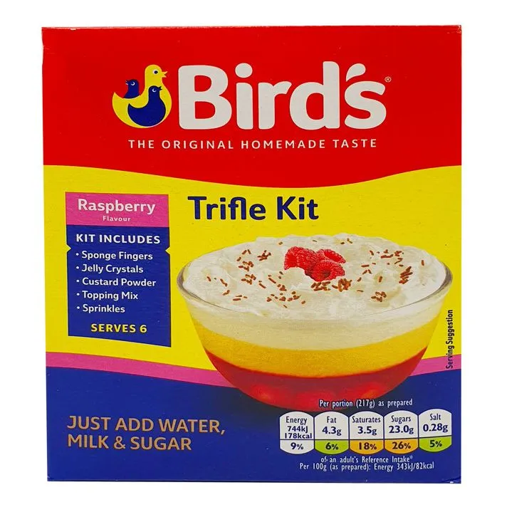 Bird's Trifle Kit (Raspberry) - เบิร์ด ไทรเฟิล คิท ขนมรสราสเบอร์รี่ ...
