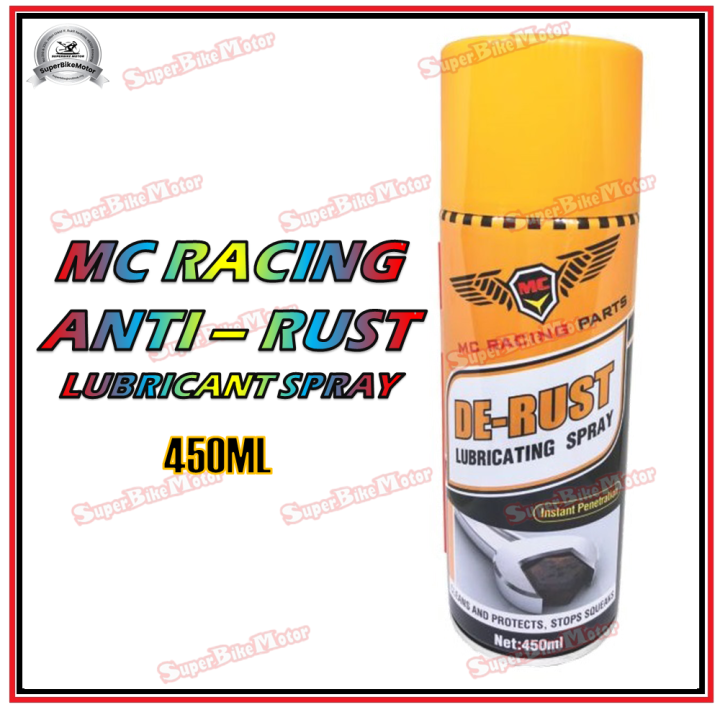 MC RACING Anti-Rust Lubricant Spray - 450ML | Lazada