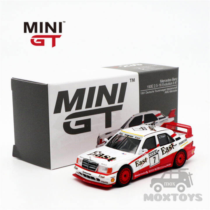 MINI GT 1:64 Benz 190E 2.5-16 Evolution II #7 LHD รถโมเดล Diecast ...