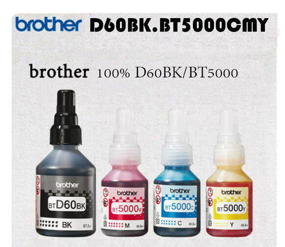 Brother BTD60Bk BT5000 BT6000 Genuine Ink Bottle BT6000bk BTD60 | Lazada PH