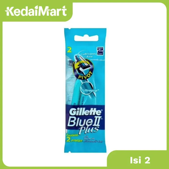 Gillette Blue II Pivot Isi 2 | Lazada Indonesia