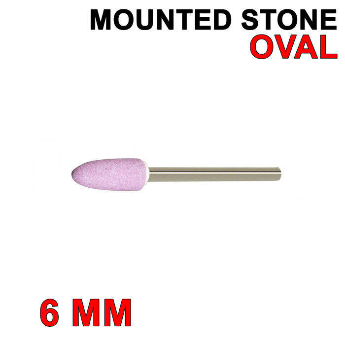Mounted Stone 6 X 6 mm Osco Tangkai Oval Batu Mata Tuner Gerinda 6mm ...