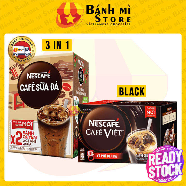 NESCAFE SUA DA CAFE / DEN DA 🇻🇳 | VIETNAM NESCAFE 3 IN 1 INSTANT COFFEE ...