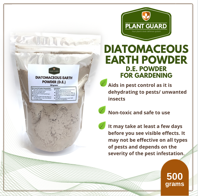 Diatomaceous Earth Powder (D.E. Powder) by Plant Guard -Natural ...