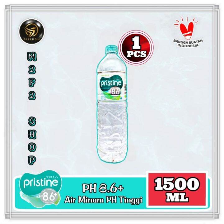 Air Mineral Pristine pH8.6+ Botol Pet - 1500 ml (Kemasan Satuan) | Lazada Indonesia