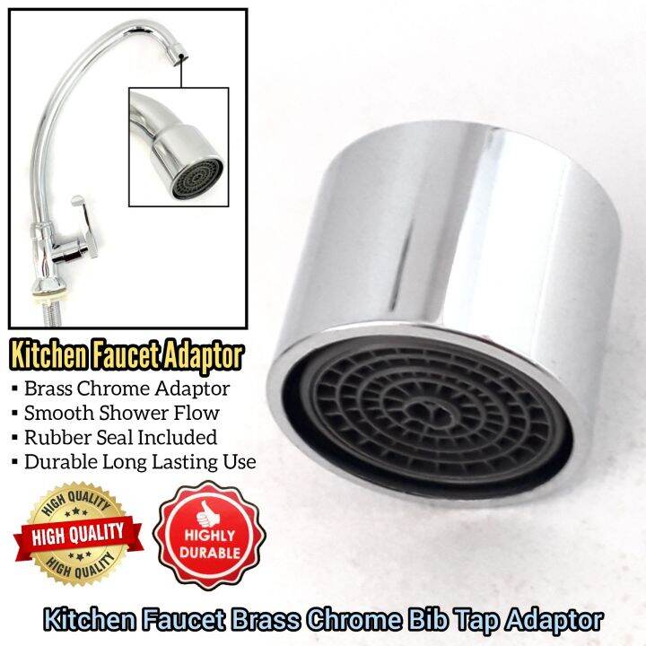 Kitchen Faucet Brass Chrome Bibtap Water Bib Tap Adaptor | Lazada