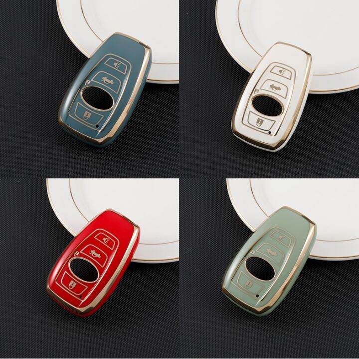 TPU รถ Remote Key สำหรับ Subaru BRZ XV Forester Legacy Outback 2/3ปุ่ม ...