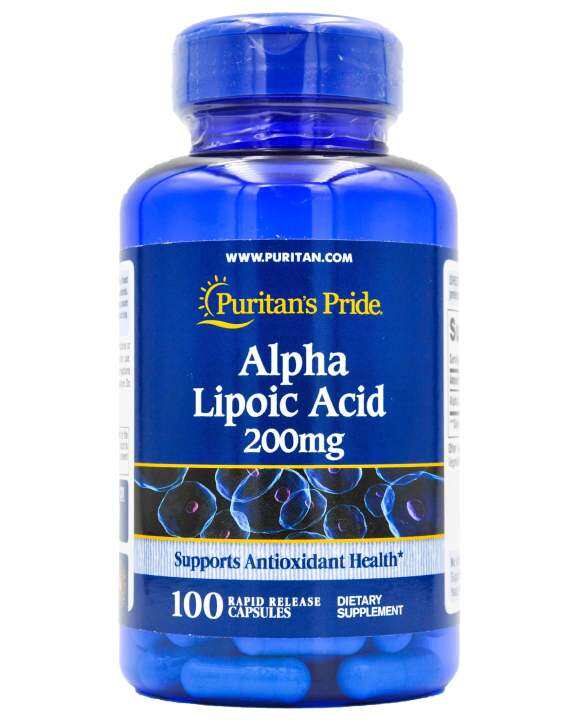 Puritan's Pride Alpha Lipoic Acid 200mg (100 caps) | Lazada PH
