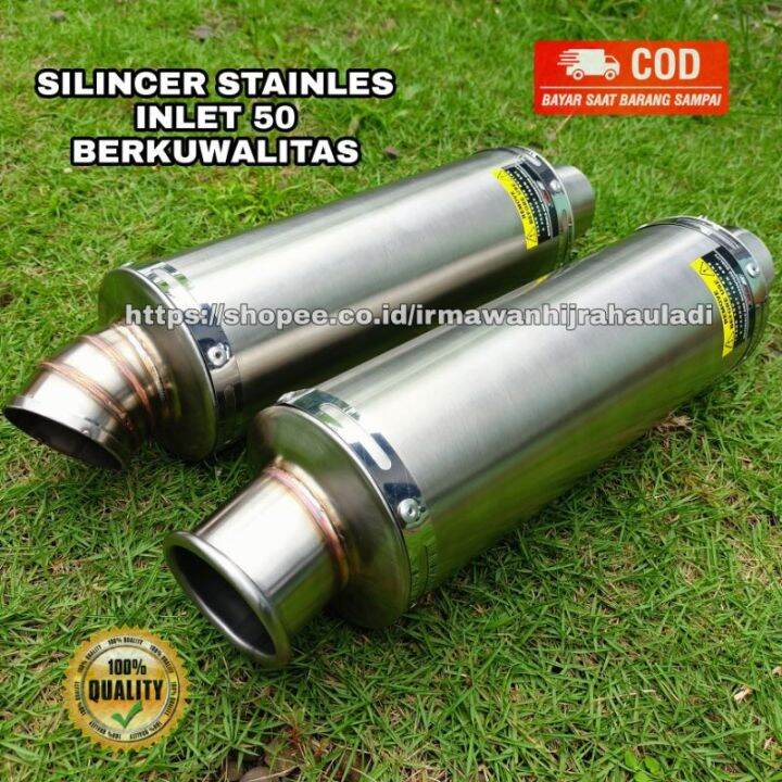 silincer/slincer knalpot racing bulat inlet 50 dbs ahrs wrx rcb r9 ...