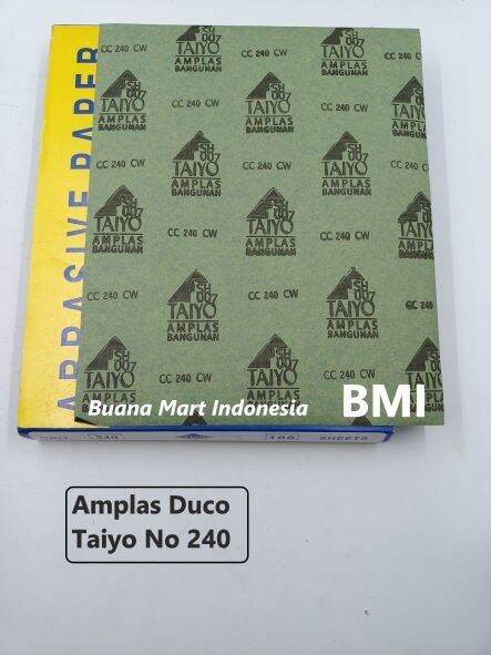 Amplas Duco TAIYO No 240 | Amplas Lembar | Amplas Kertas Grit 240 ...