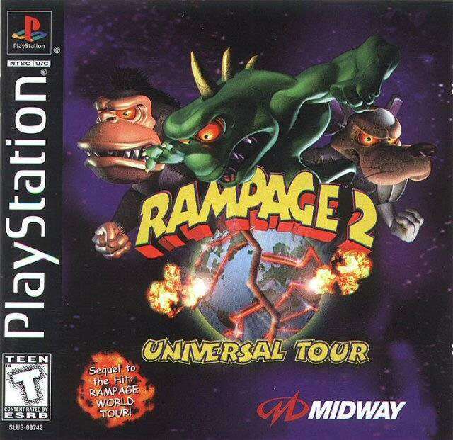[PS1] Rampage 2 : Universal Tour (1 DISC) เกมเพลวัน แผ่นก็อปปี้ไรท์ PS1 ...