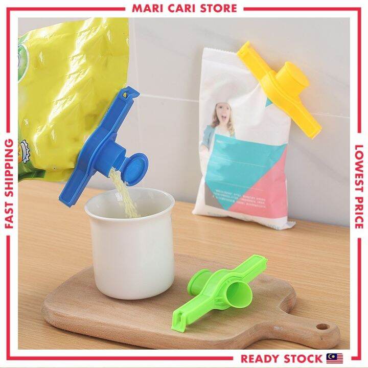 Food Sealing Clip Food Clipper Food Clip With Cover Reusable Plastic ...