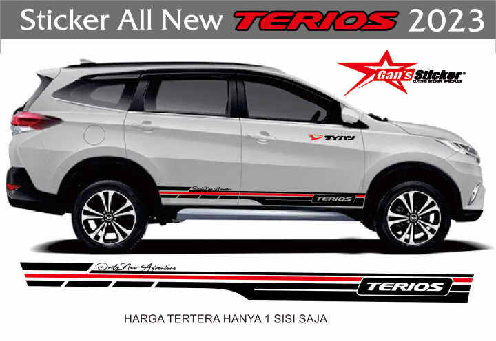 sticker samping daihatsu terios 2023 | Lazada Indonesia