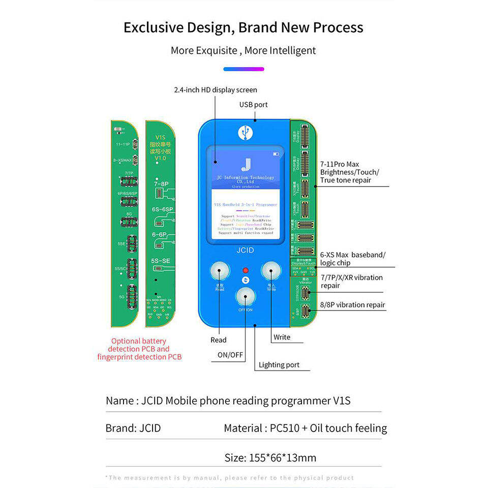 Jc 6in1 V1s Adaptor Borad For Screen Truetone Battery Fingerprint Sn ...
