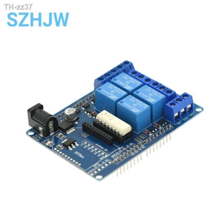 NRW 4CH 4 Channel 5V Relay Module Extension Board Shield V1.3 Compatible For Arduino Nano R3 ...