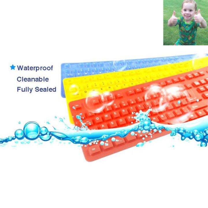 HOT OGHRY Foldable flexible keyboard waterproof USB keyboard | Lazada PH