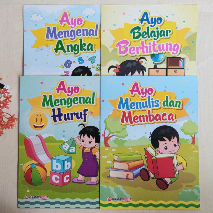 Paket AYO BELAJAR Ayo menulis dan membaca Ayo mengenal huruf Ayo mengenal angka Ayo belajar ...