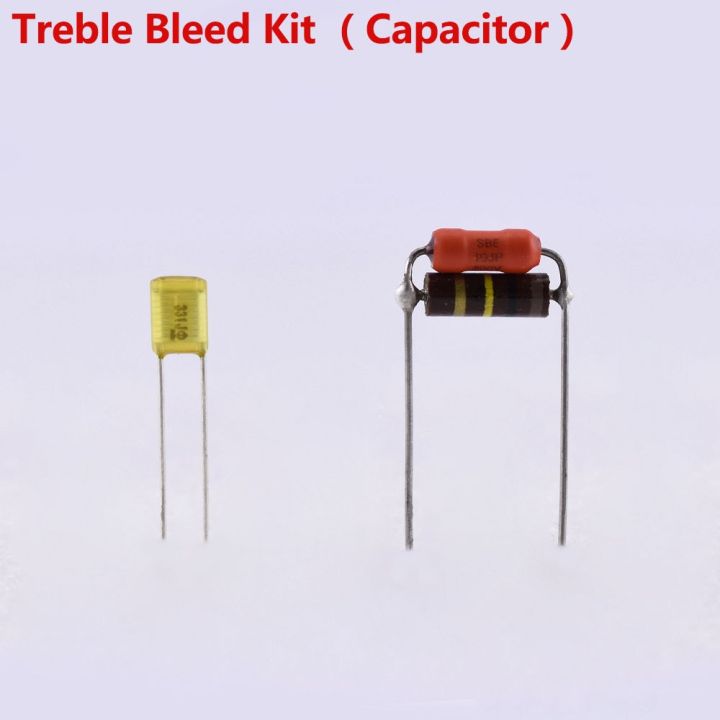 【Made In USA 】1 Piece Electric Guitar Volume Treble Bleed Kit Cap ...