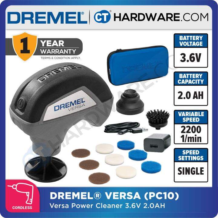 DREMEL VERSA POWER CLEANER (PC10) 3.6V 2.0AH SINGLE SPEED SETTING ...