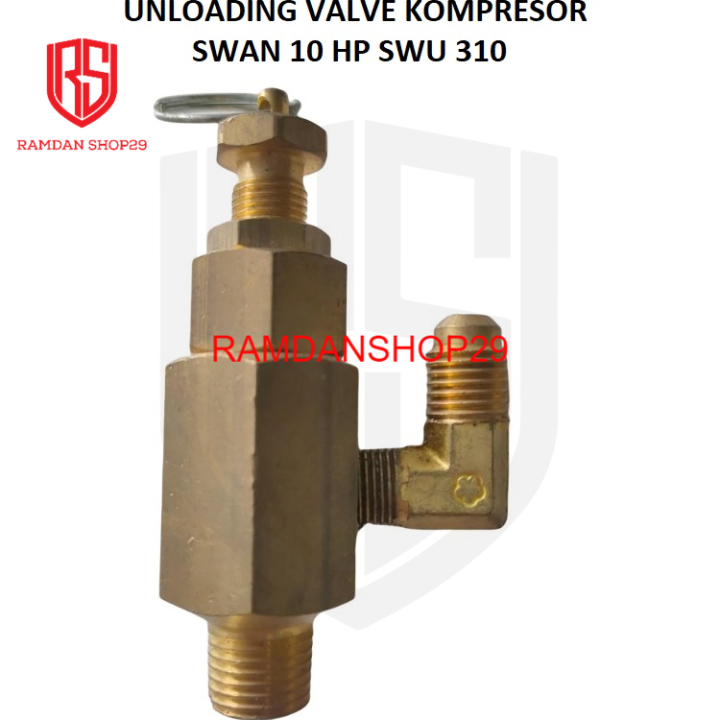 Unloading Valve Kompresor Swan 10 HP SWU/P 310 Original Part | Lazada ...