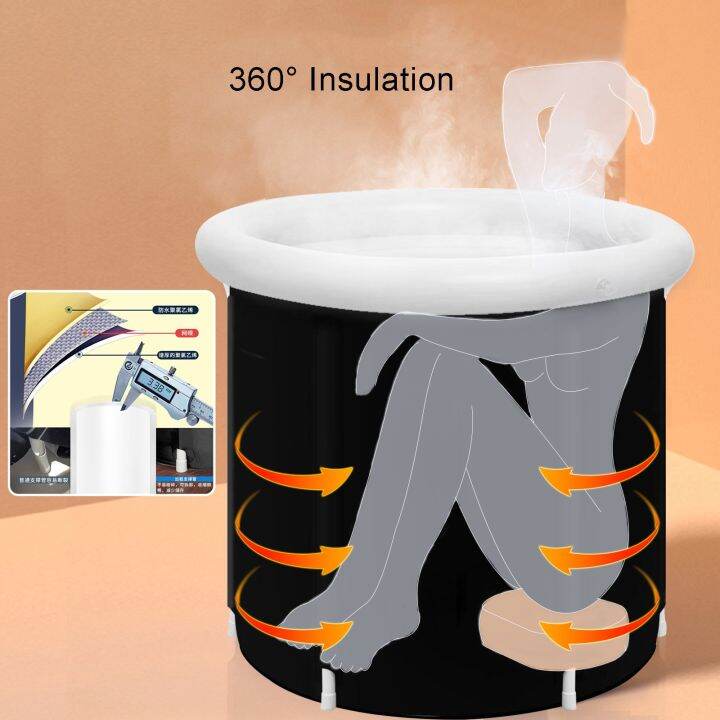 Portable Bathtub, Foldable Soaking Bath Tub, Eco-Friendly Adult ...