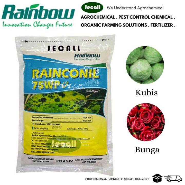 Rainbow Rainconil® 75WP 500G / Chlorothalonil 75% / Bintik Hitam ...