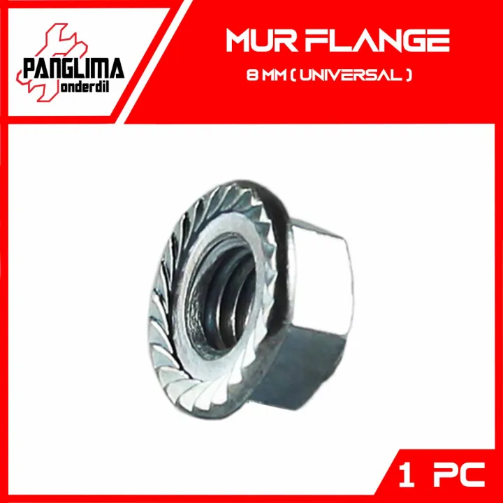 Mur Flange Nut 8mm-8 mm-M8 | Lazada Indonesia