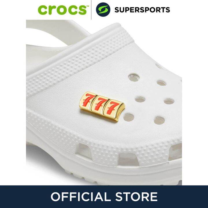 CROCS Jibbitz Gold Slots 777 ตัวติดรองเท้า | Lazada.co.th
