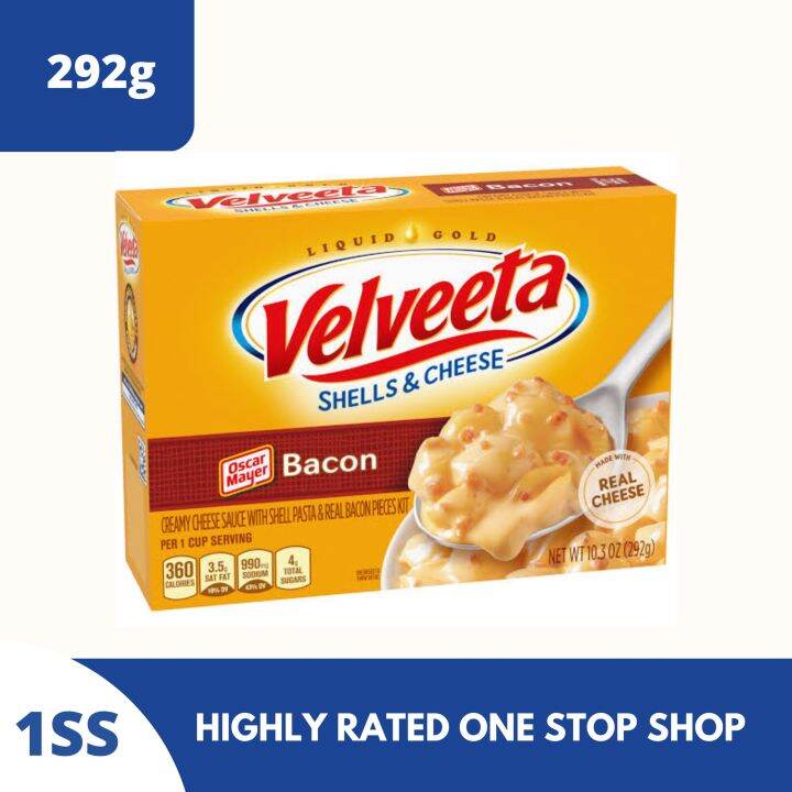 Velveeta Shells and Cheese with Bacon 292g | Lazada PH