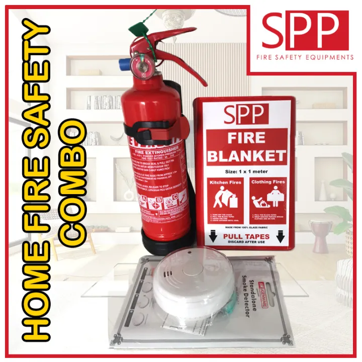 SPP Home Fire Protection Combo Fire Safety Home Protection Kit | Lazada