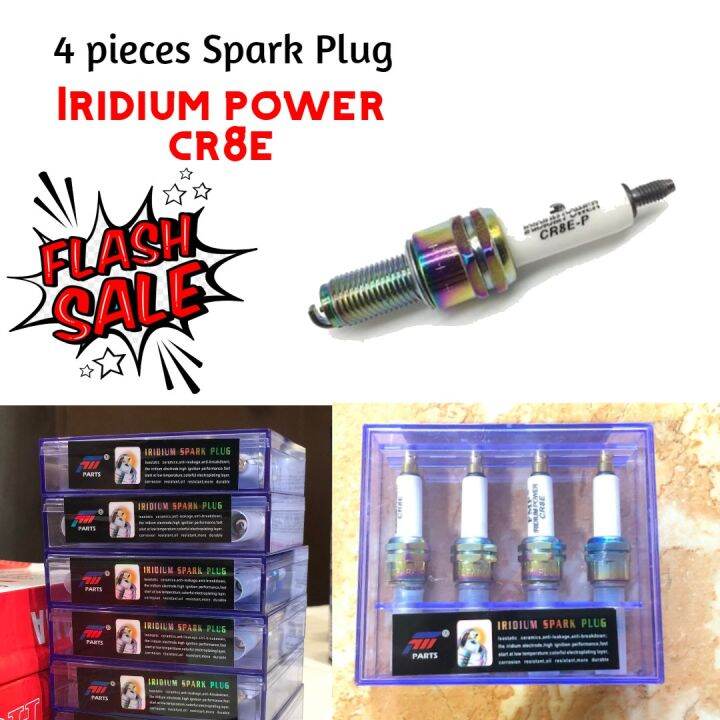 Kawasaki Barako 175 4 pieces MOTORCYCLE IRIDIUM SPARK PLUG CR8E | Lazada PH