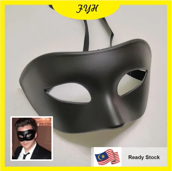 *Malaysia Ready Stock* Masquerade Mask for men High Quality men party ...