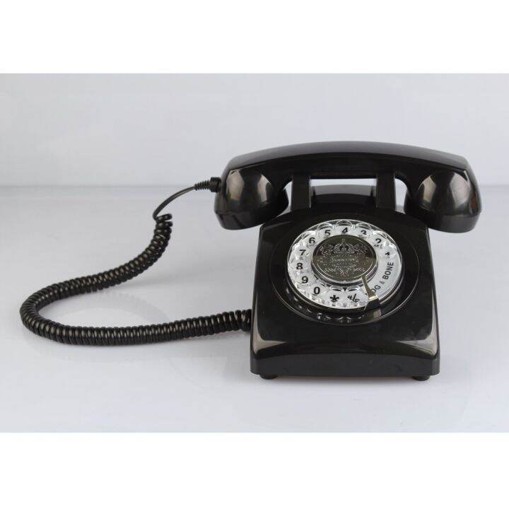 Rotary Dial Bell Telephone With Redial Classic For Home Office Retro ...