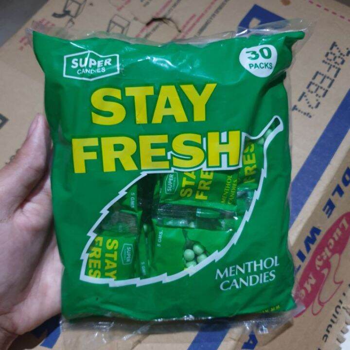 Stay Fresh Menthol Candy - 30 pcs / pack - Sobrang Sulit | Lazada PH