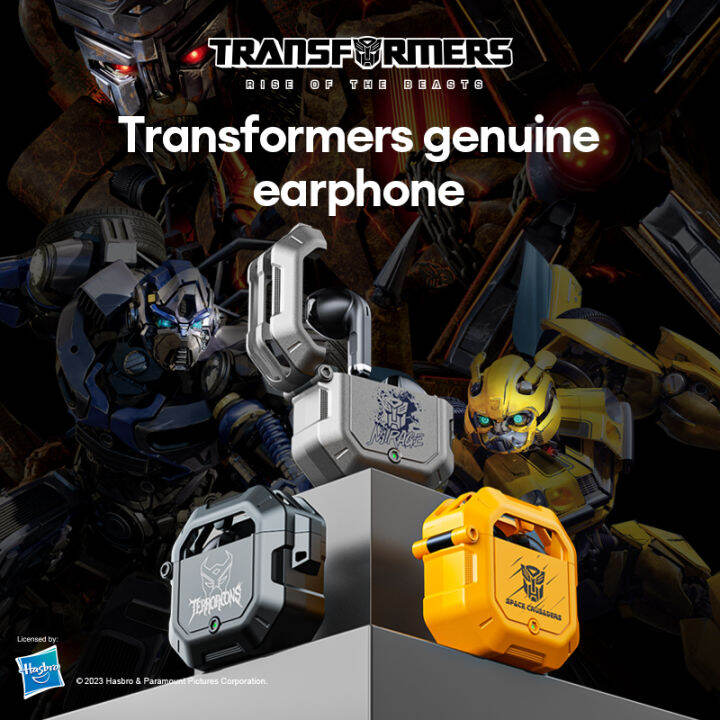 Transformers TF-T12ชุดหูฟังบลูทูธไร้สายครึ่ง In-Ear เพลงไม่มีเสียงรบกวน ...