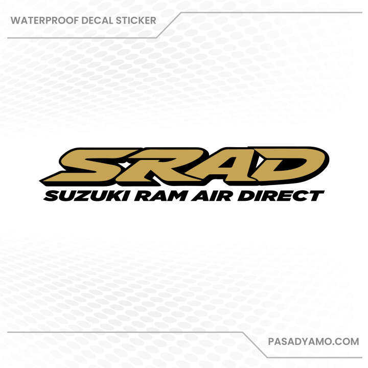 SRAD Suzuki Decal Sticker for Cars and Motorcycles 1.3 x 7 inches ...