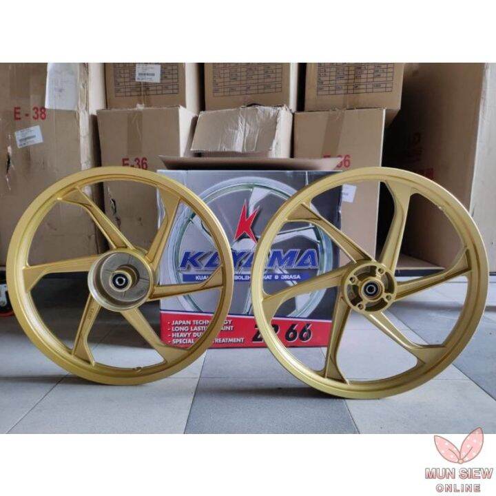 Sport Rim Wheel (KAYAMA) (ZR66) Honda Wave125 Wave 100r (DISC) 6 Batang ...