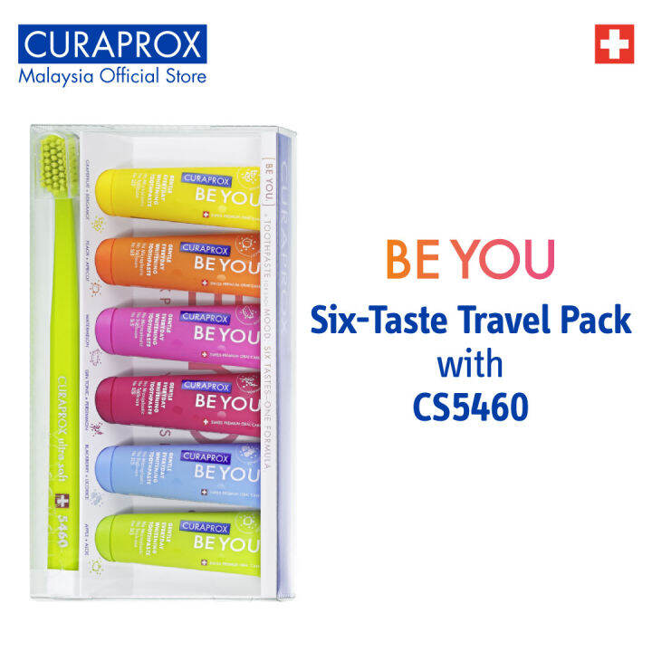 CURAPROX BE YOU Six-Taste Travel Pack with CS 5460 - Made in ...
