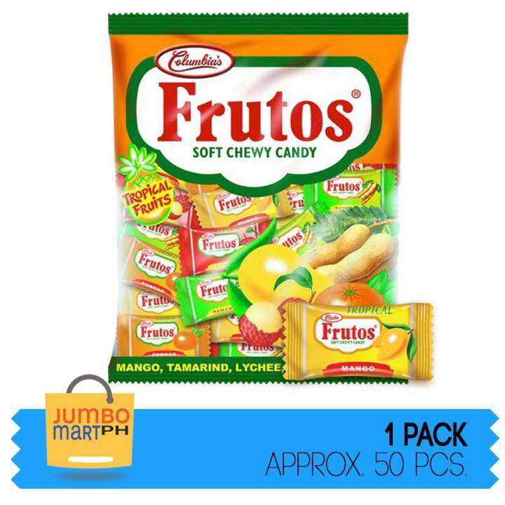 FRUTOS TROPICAL FRUITS CHEWY CANDY / 50 PCS (1 PACK) | Lazada PH