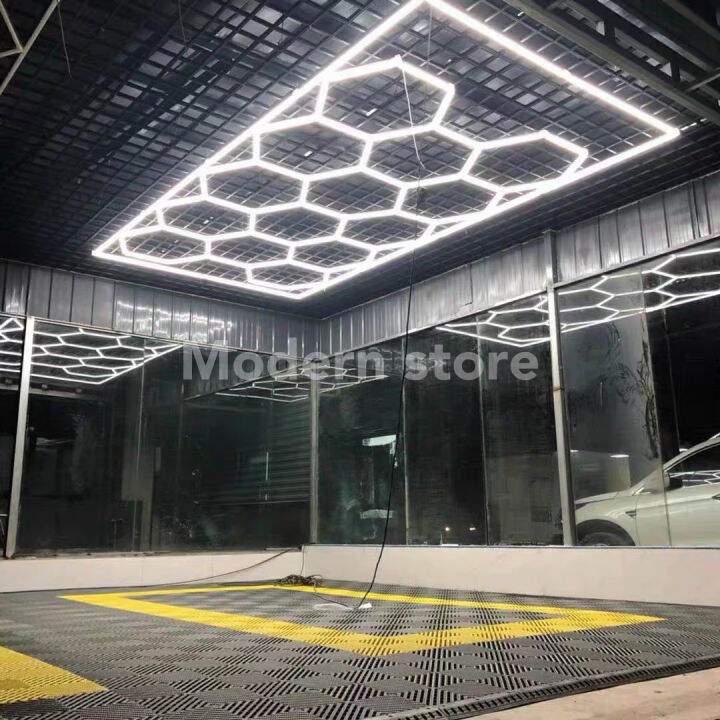 Hexagon Automotive LED Light for car wash car wrap and painting room ...