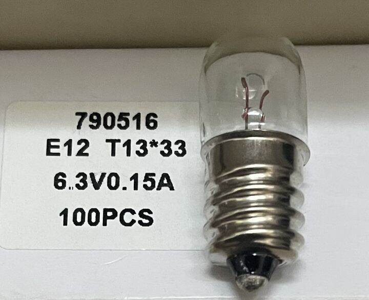 Combo 5 bóng đèn tín hiệu đuôi xoáy E12 chống rung 6.3V~220V - Tubular ...