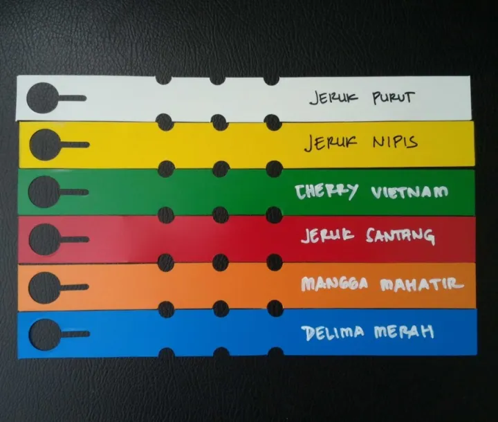 Label Tanaman (Slip On) - Tag Nama Tanaman - Plant Lable - Lable Plant ...