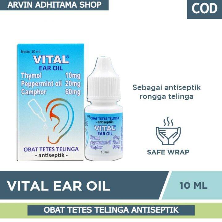 Vital Ear Oil - Obat Tetes Telinga Gatal dan Infeksi | Lazada Indonesia