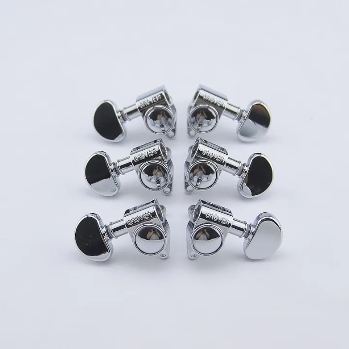 ของแท้ Grover 102-18C Rotomatic Guitar Machine Heads Tuners 1:18 Chrome ...